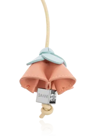 GANNI Floral Motif Bag Charm - Multicolour
