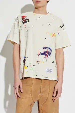 GALLERY DEPT. T-shirt With Patch - Cream