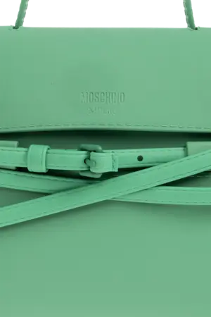 Moschino Handbag With Logo - Green