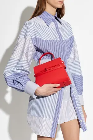 Moschino Logo Handbag - Red
