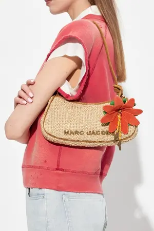Marc Jacobs Logo Shoulder Bag - Beige