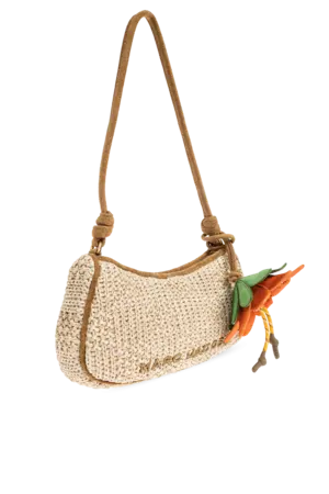 Marc Jacobs Logo Shoulder Bag - Beige