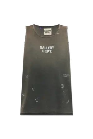 GALLERY DEPT. Sleeveless T-shirt With Logo - Grey