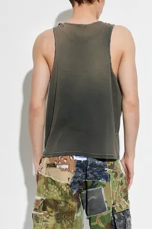 GALLERY DEPT. Sleeveless T-shirt With Logo - Grey
