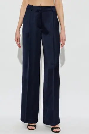 ANINE BING Trent Trousers - Navy Blue
