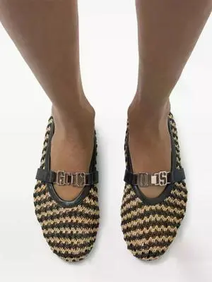 Gcds Woven Ballet Flats