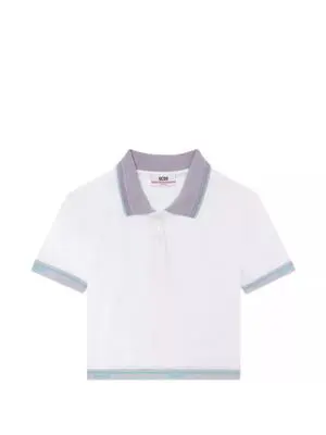 Gcds Logo-trim Polo Top