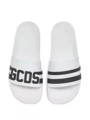 Gcds Logo Chain Pool Slides - White