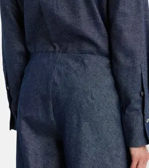 Vince Colette Wide-leg Pants - Blue
