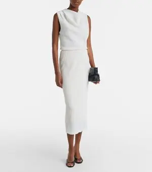 Vince Knitted Pencil Skirt