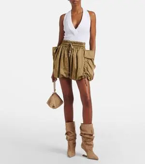 Balmain Suede Ankle Boots