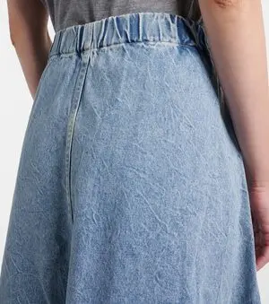AGOLDE X Maria Mcmanus Denim Midi Skirt
