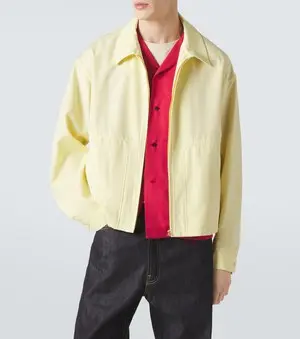 Visvim Somer Silk And Wool Jacket - Yellow