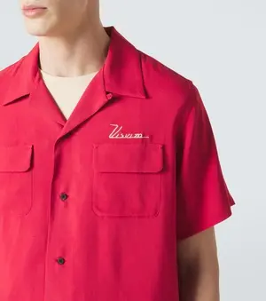 Visvim Judd Canvas Bowling Shirt - Red