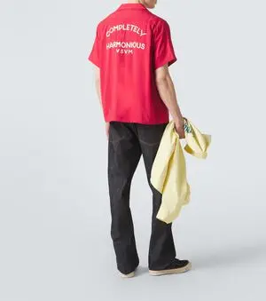 Visvim Judd Canvas Bowling Shirt - Red
