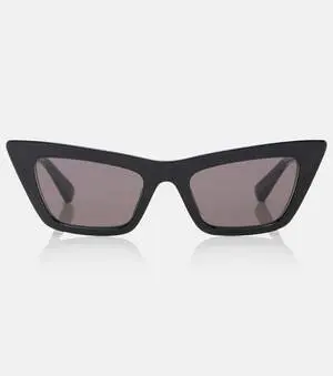 Bottega Veneta Snap Cat-eye Sunglasses - Black