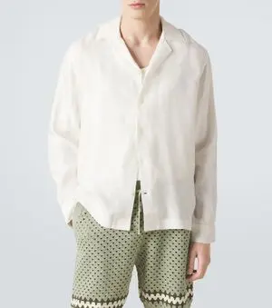Frescobol Carioca Safra Linen-blend Shirt - White