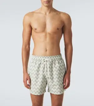 Frescobol Carioca Rio Printed Swim Trunks
