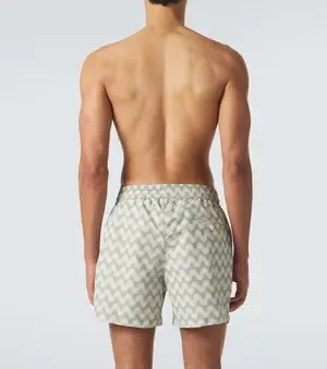 Frescobol Carioca Rio Printed Swim Trunks