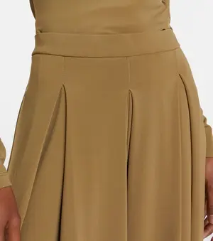 Max Mara Pleated Wide-leg Trousers - Beige