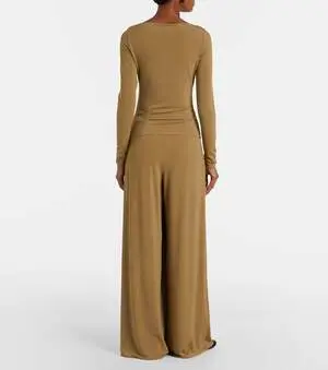 Max Mara Pleated Wide-leg Trousers - Beige