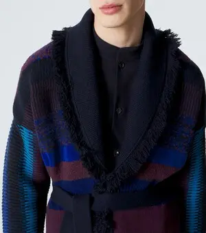 Giorgio Armani Alanui Cashmere-blend Shawl Collar Cardigan