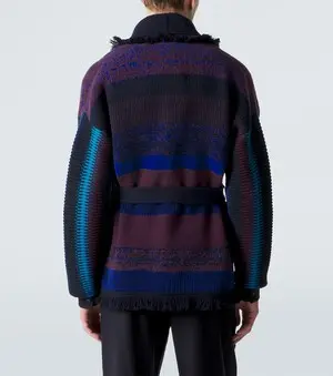 Giorgio Armani Alanui Cashmere-blend Shawl Collar Cardigan
