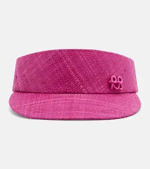 Ruslan Baginskiy Logo Straw Visor - Pink