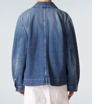 Simone Rocha Embellished Denim Trucker Jacket