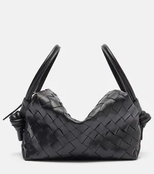 Bottega Veneta Loop Small Leather Tote - Black