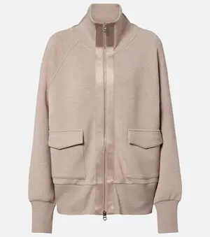Varley Roxbury Zip-up Sweatshirt - Beige