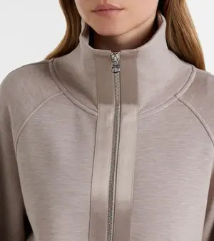 Varley Roxbury Zip-up Sweatshirt - Beige