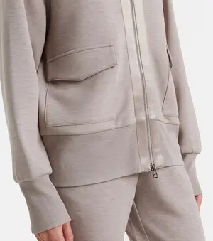 Varley Roxbury Zip-up Sweatshirt - Beige