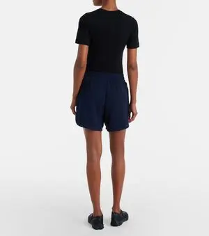 Varley Ollie High-rise Shorts - Blue