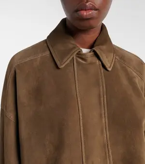 Brunello Cucinelli Suede Jacket - Green
