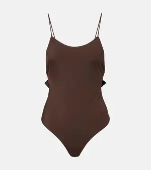 Jacquemus Cabana One Piece Swimsuit - Brown