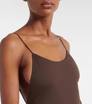 Jacquemus Cabana One Piece Swimsuit - Brown