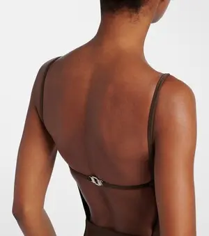 Jacquemus James " Sol E One-piece Swimsuit - Brown