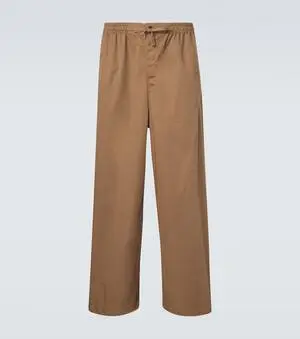 LEMAIRE Cotton Twill Wide-leg Pants