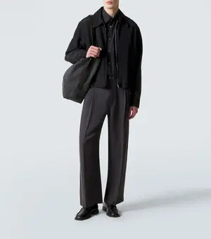 LEMAIRE Pleated Gabardine Wide-leg Pants