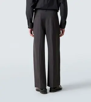 LEMAIRE Pleated Gabardine Wide-leg Pants