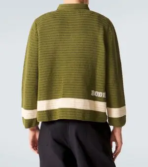 BODE Crochet Cotton Shirt