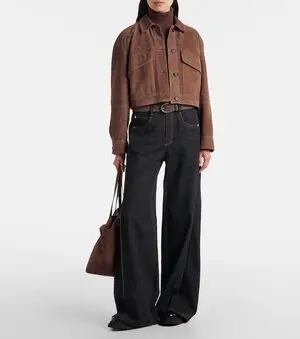 Brunello Cucinelli Monili Leather Chelsea Boots