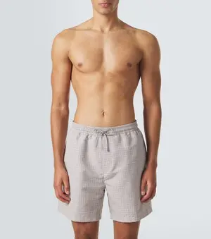 Brunello Cucinelli Logo Swim Trunks