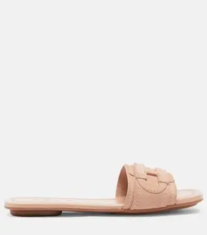 Hogan H685 Suede Slides