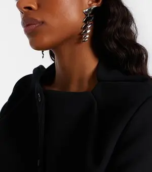 Khaite Leaf Drop Earrings