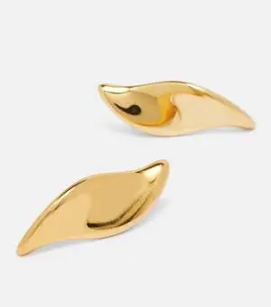 Khaite Leaf Clip-on Earrings - Gold