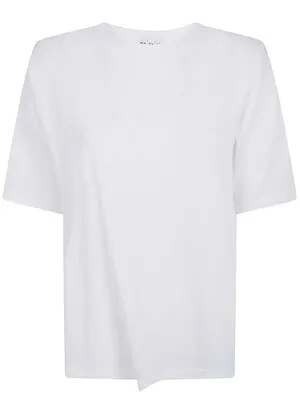 MA`RY`YA Lino Stretch T-shirt - White