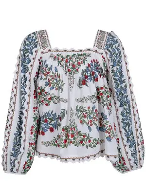 Farm Rio Long Sleeve Blouse