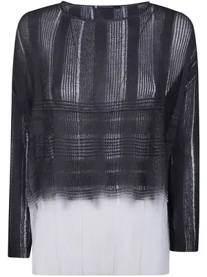 PIERANTONIOGASPARI Crepe Blend Pullover - Black